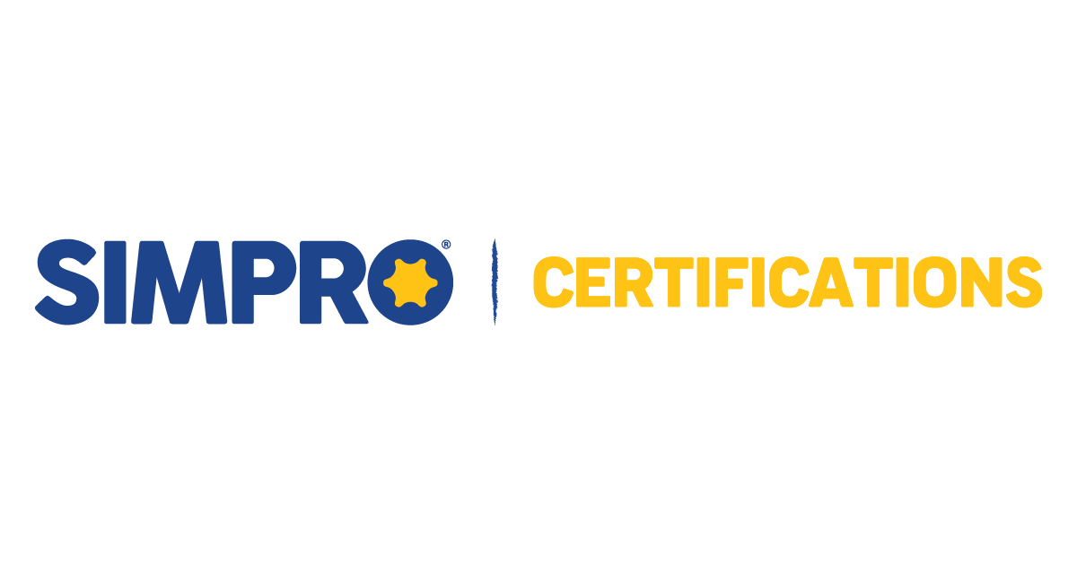 Simpro Certification